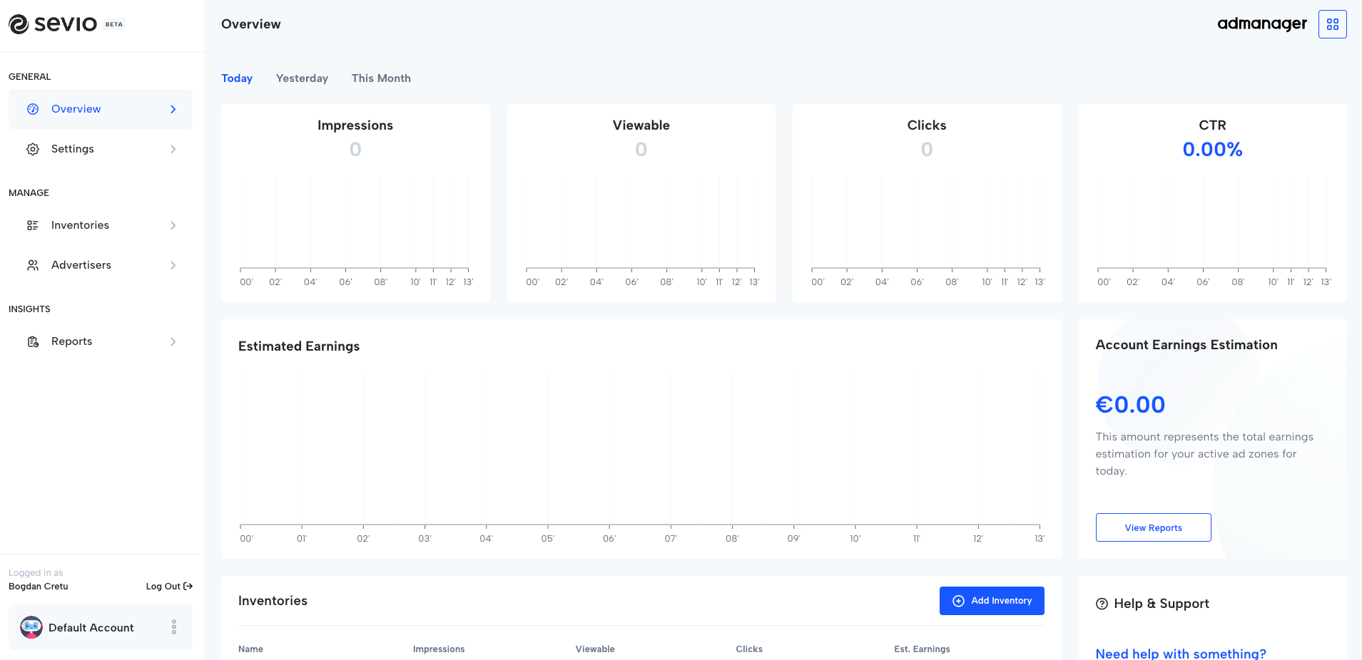 Sevio Ad Manager Overview – Sevio